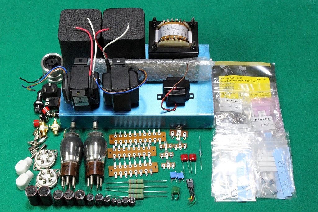 89Yシングルアンプ・パーツが揃った - おんにょの真空管オーディオ