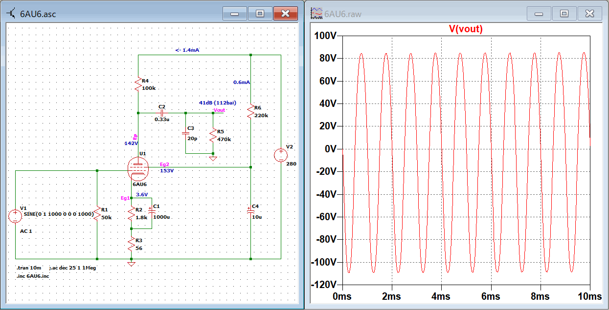 6AR5シングルアンプ・回路図作成 - おんにょの真空管オーディオ