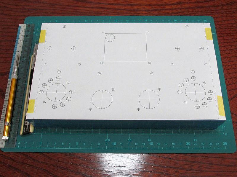 4P1Lシングルアンプ・シャーシ加工 - おんにょの真空管オーディオ