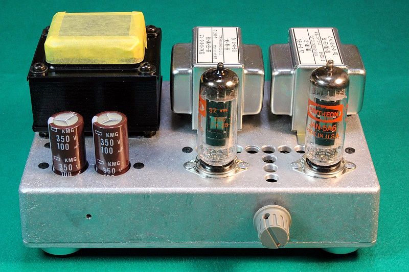 5A6シングルアンプ・仮組み - おんにょの真空管オーディオ