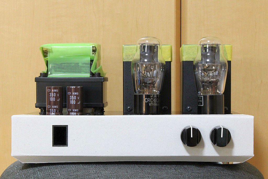 6G6Gシングルアンプ・組み立て～配線 - おんにょの真空管オーディオ