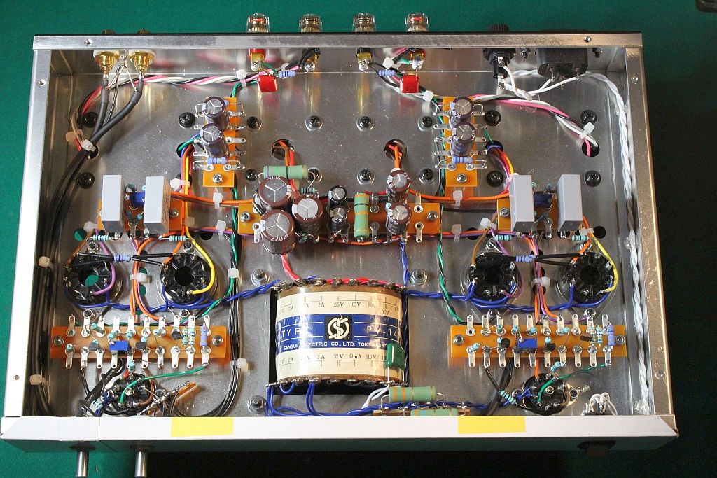 6P3S-E CSPPアンプ・配線 - おんにょの真空管オーディオ