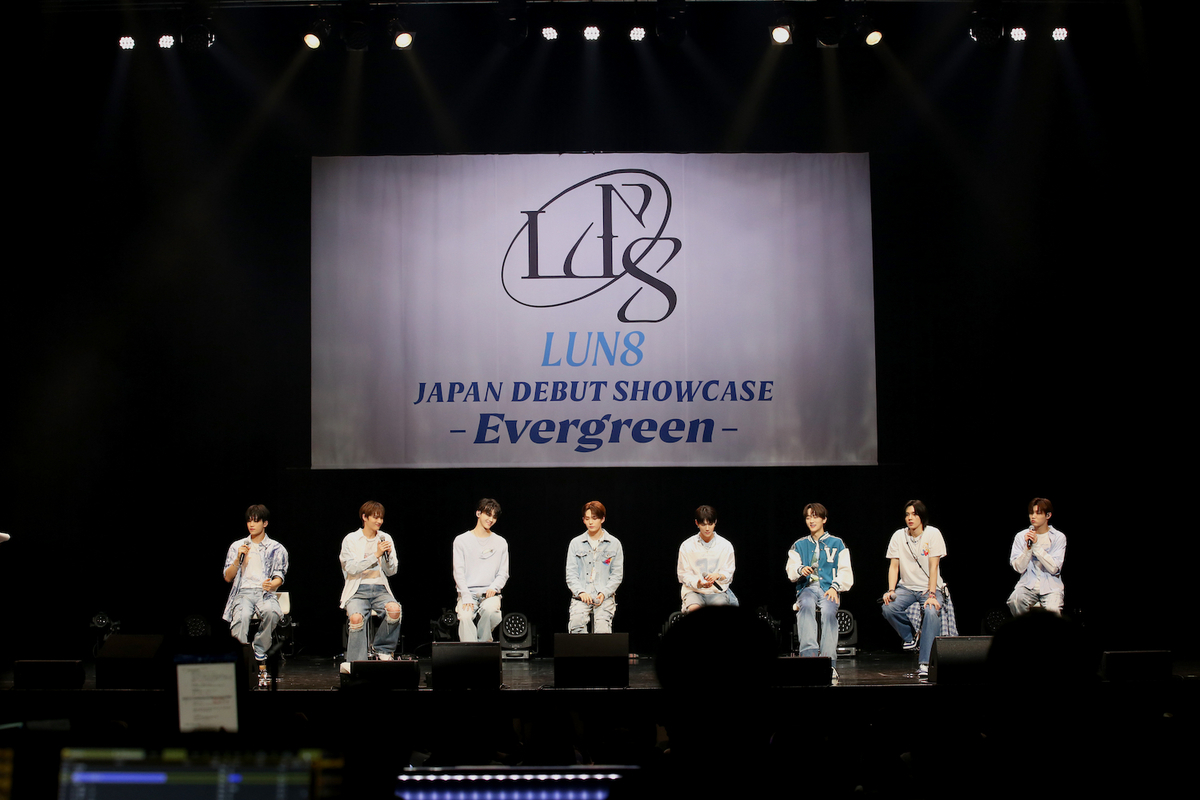 LUN8、待望の日本デビュー！デビューライブ『LUN8 JAPAN DEBUT SHOWCASE -Evergreen-』でファンを魅了 - TEAPOT MAGAZINE