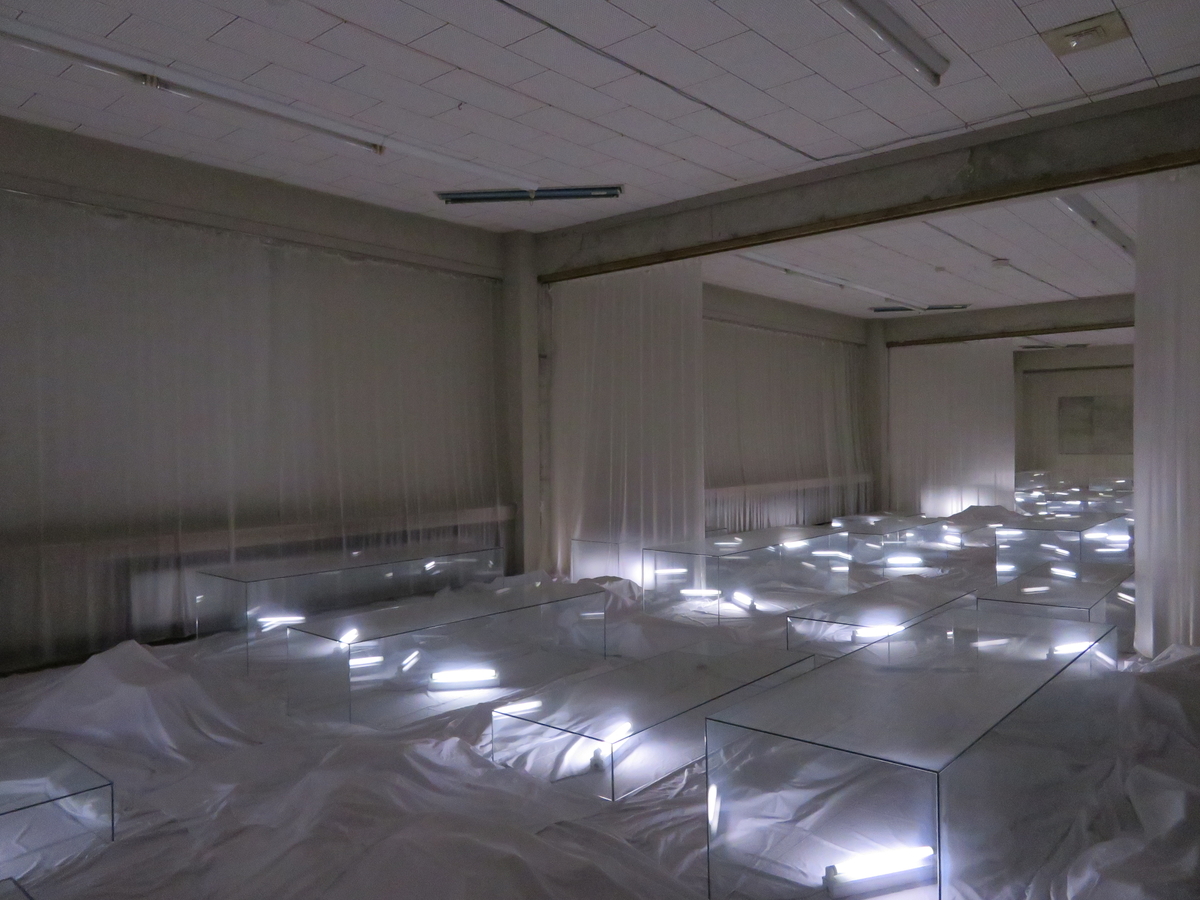 大地の芸術祭（新潟 越後妻有）⑪「最後の教室」「影の劇場 〜愉快なゆうれい達〜」【番外編】 温泉巡り一人旅の楽しみは･･･