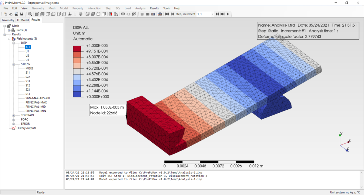 構造解析 PrePoMax 使い方5 - openfoamquest