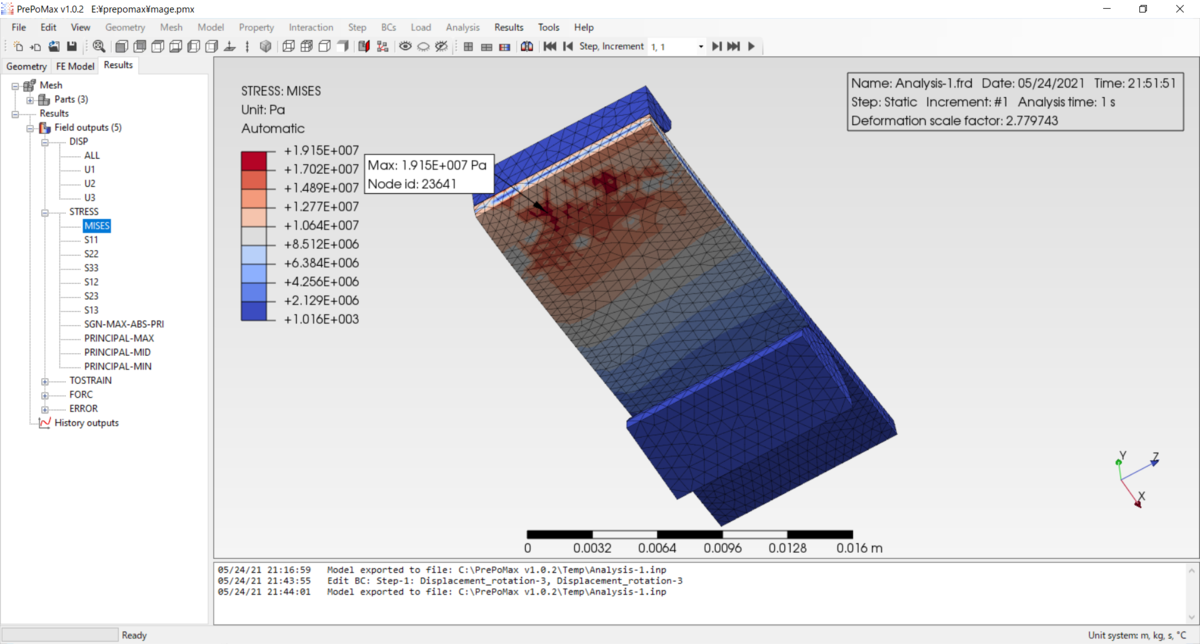 構造解析 PrePoMax 使い方5 - openfoamquest