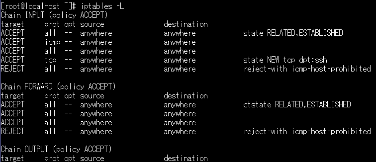 CentOS6と7の差分対応 (iptables) - Opensourcetechブログ