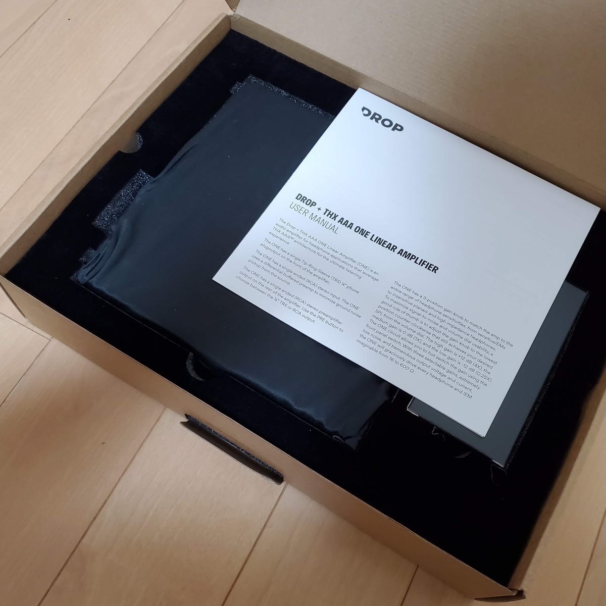 ヘッドホンアンプ「Drop + THX AAA One Linear Amplifier」を試してみた。 - 初老のボケ防止日記