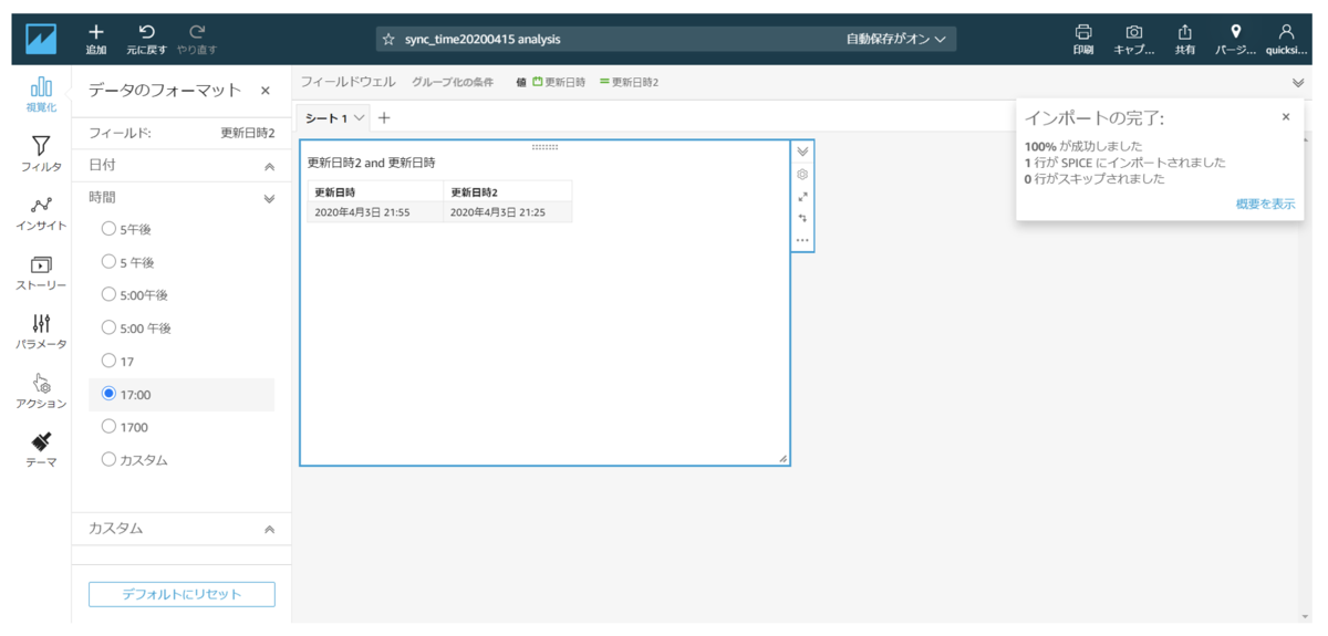 Amazon QuickSight のアップデート - ForgeVision Engineer Blog