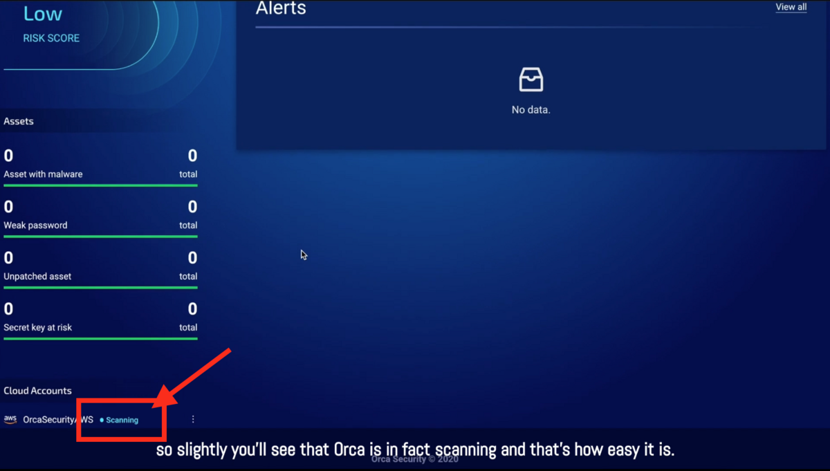 Orca Security でいつスキャンが終わったか確認する方法 - ForgeVision Engineer Blog