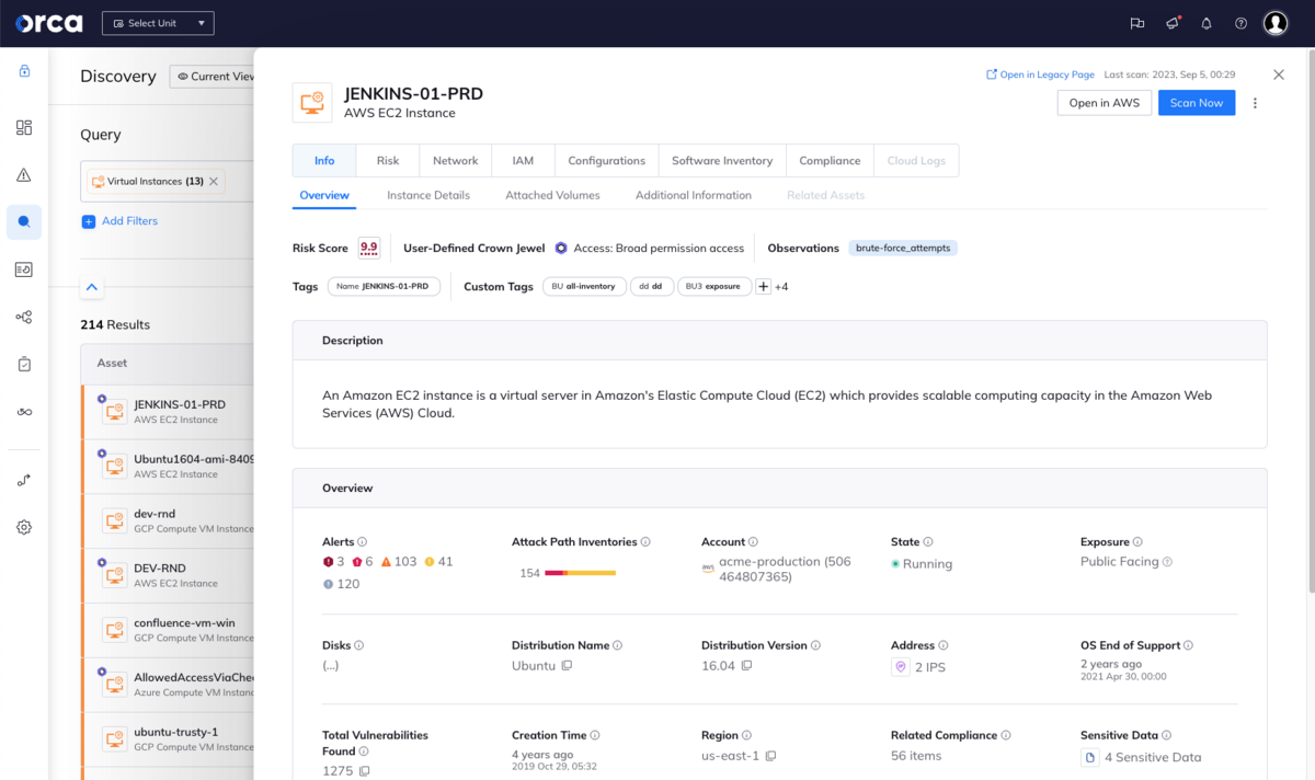 Orca Security にアセットディテールページが追加されました！ - ForgeVision Engineer Blog