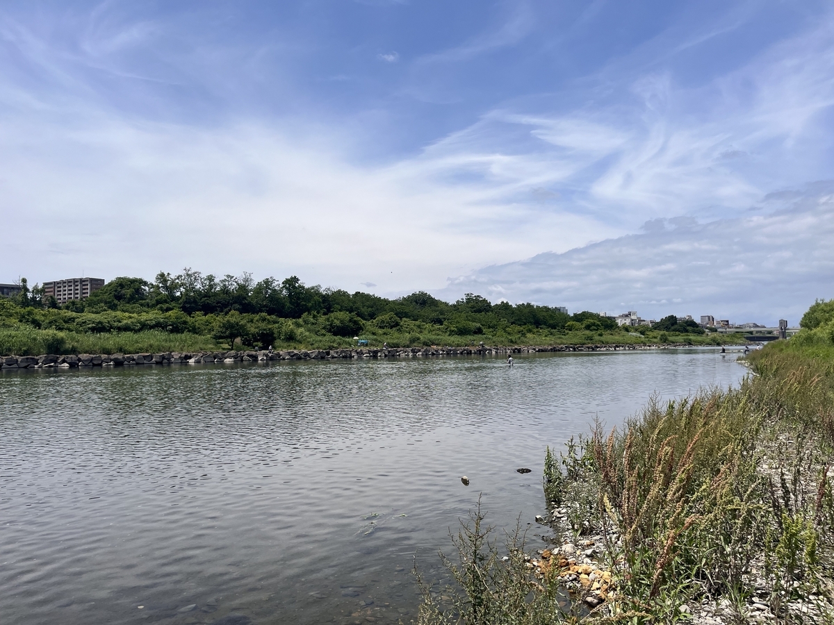 練習記 宿河原堰でアンダーハンド練習 - 多摩川下流で釣りましょう