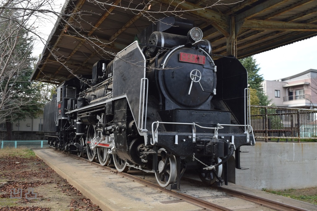 C58形12号機 高松市二番丁公園 - 凹凸プラ陳列館