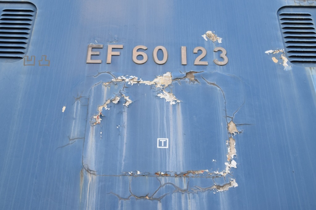 EF60形123号機 足利市足利駅前 - 凹凸プラ陳列館