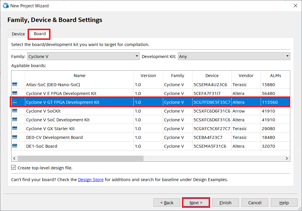 Cyclone V GT FPGA Development KitでLチカする - Otto V