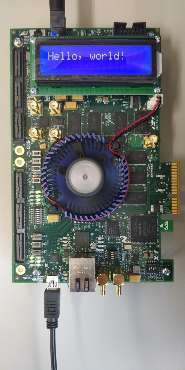 Cyclone V GT FPGA Development KitでHello, world! - Otto V