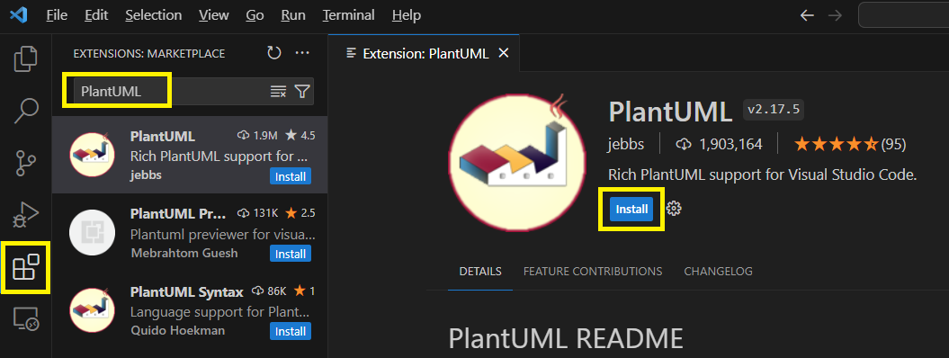 VSCodeでPlantUMLを使うための環境構築 - Programming Self-Study Notebook