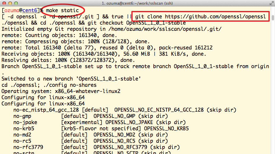 sslscanでサーバのSSL/TLS状態を簡単にチェックする - ろば電子が詰まつてゐる