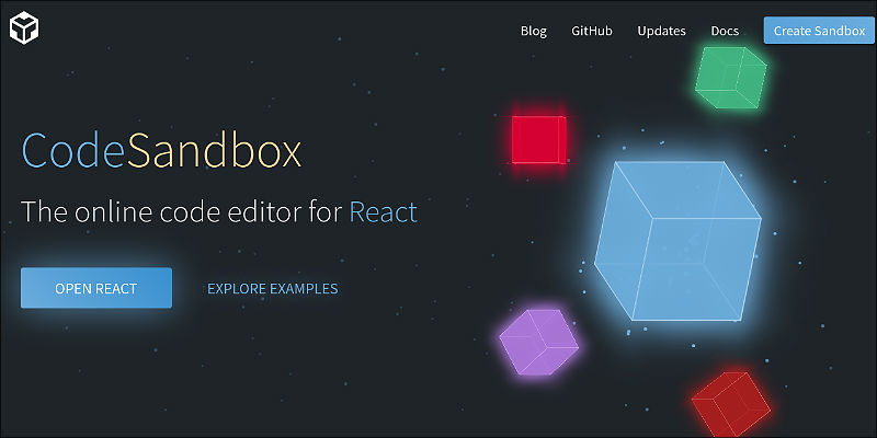 ブラウザ上にAngular,React,Vue等の環境を一発構築＆開発できる「CodeSandbox」を使ってみた！