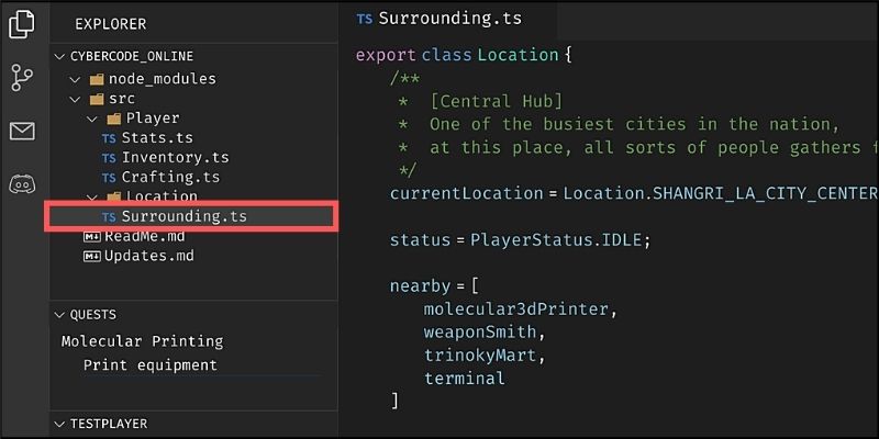 普通のコードエディタに見えて実は壮大なゲーム(MMORPG)画面の「CyberCode Online」で遊んでみた！