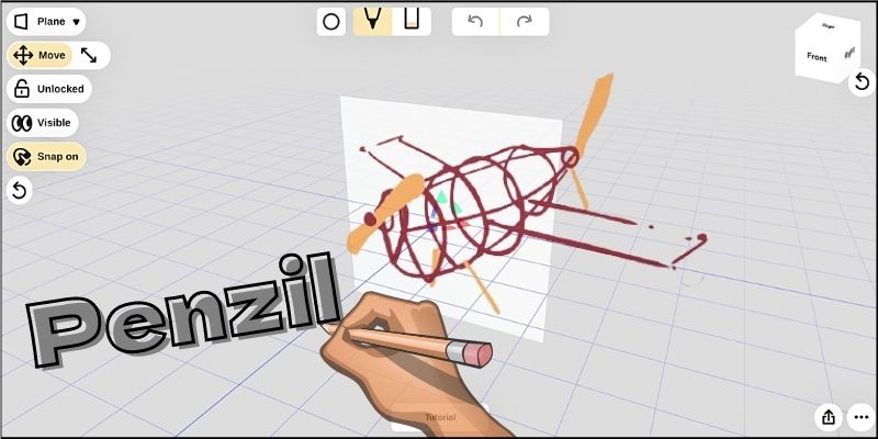 ラフなスケッチを描くように3Dモデルを作成できるWebエディタ「Penzil」を使ってみた！