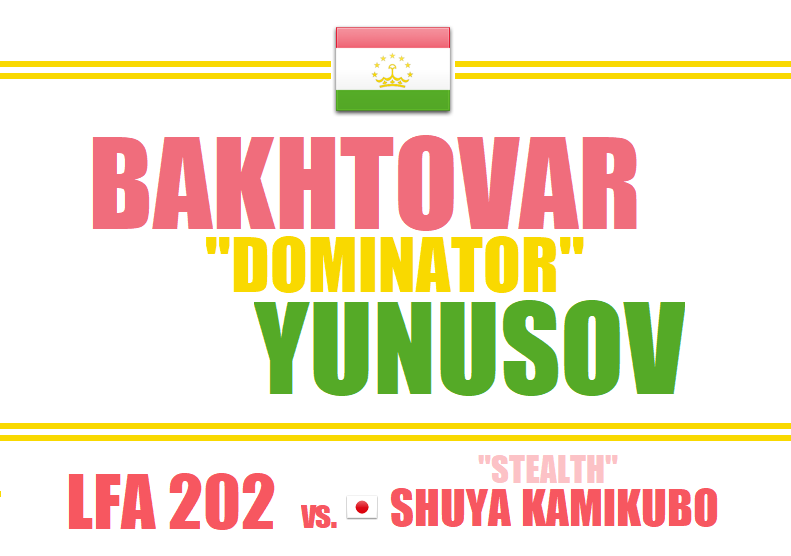 【vs. 上久保】タジキスタンMMAの新星！バフトヴァル・ユヌソフは「ドミネーター」を目指す【LFA 202】 - MMA三千世界