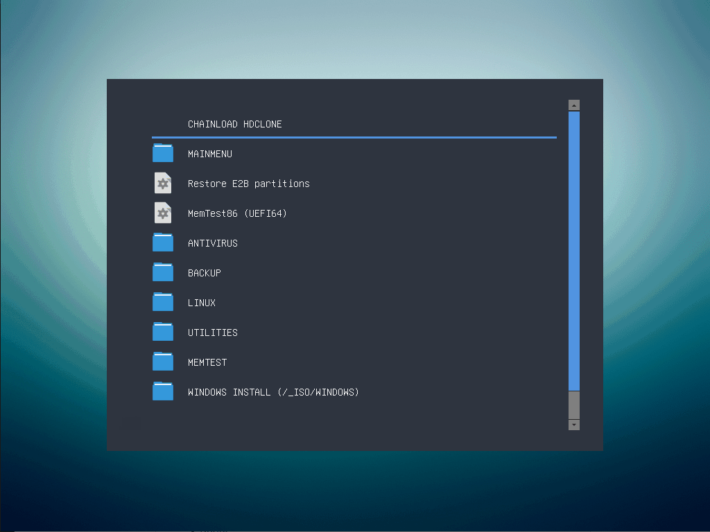 【Easy2Boot】a1ive grub2 File Manager (agFM)【セキュアブート対応じゃなくなった?】 - palm84.com