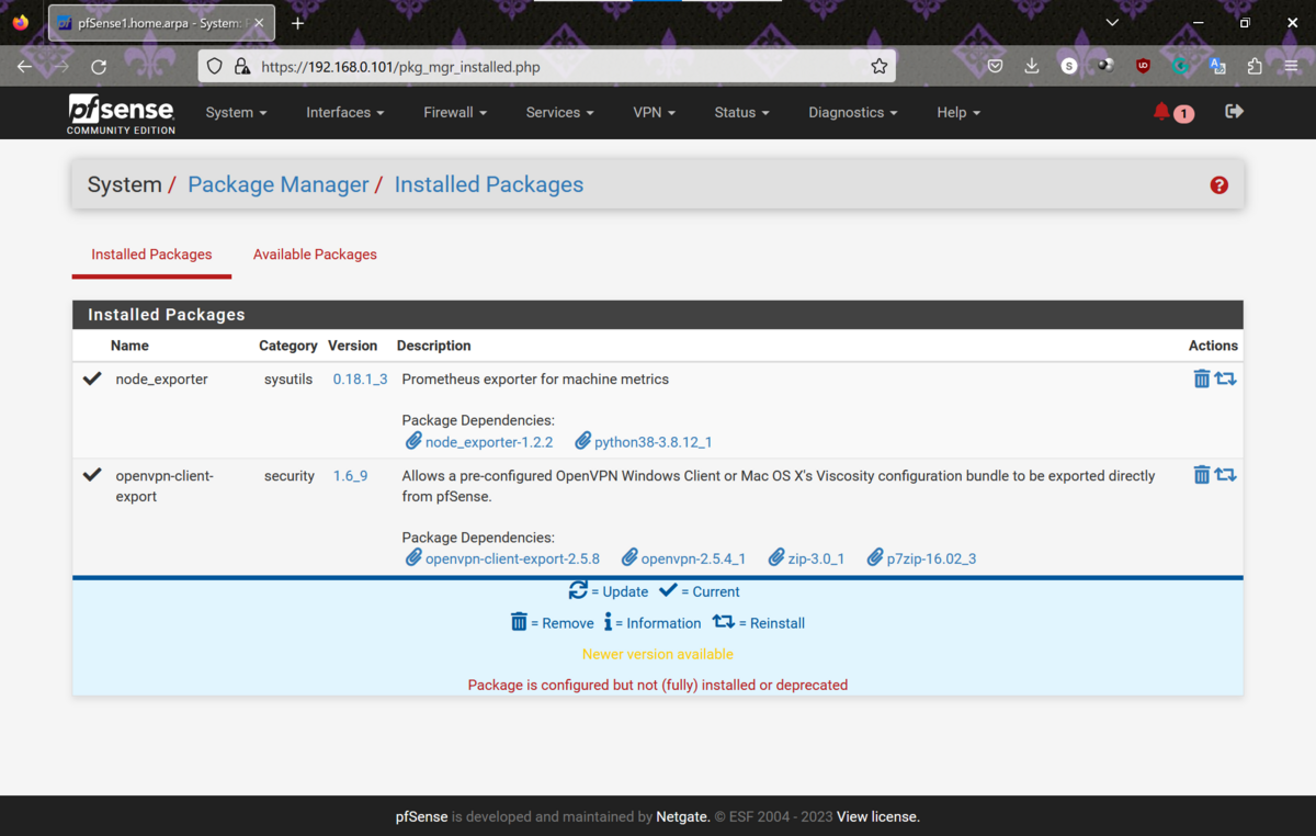 Homelabにモニタリングサーバ導入2 prometheusからpfSenseリソース取得 - paloma blog