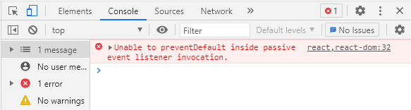 React で touchstart で preventDefault したいとき - Panda Noir