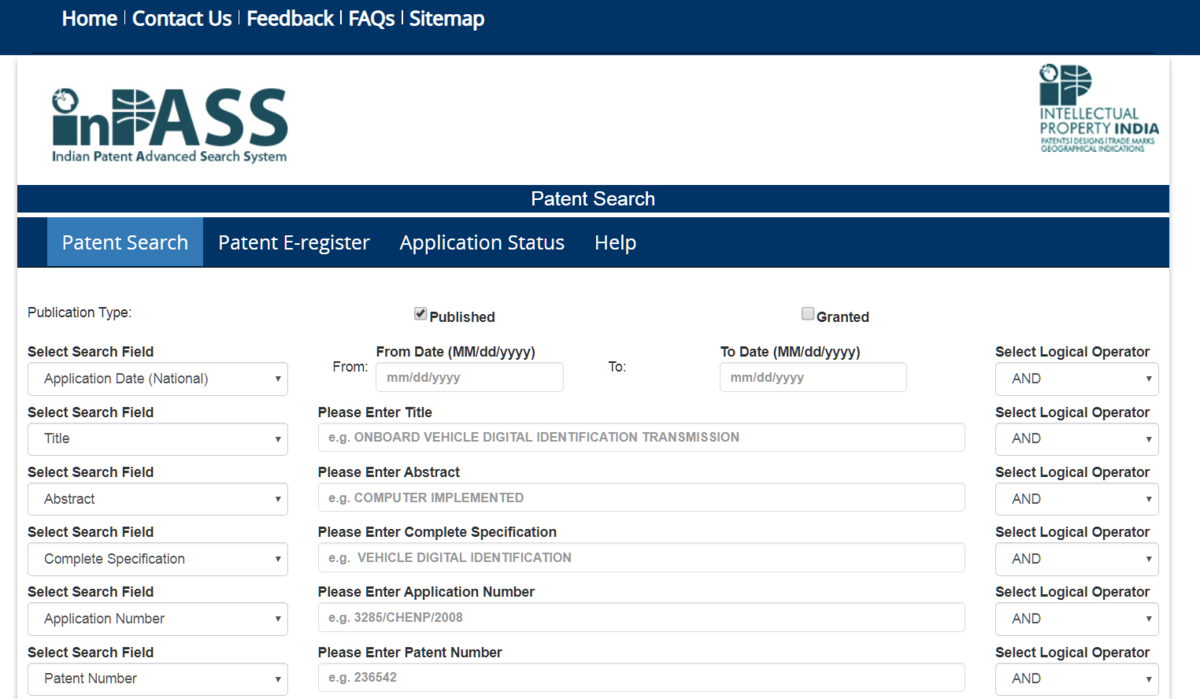 インド特許公報を検索したよ - pat-kensaku君