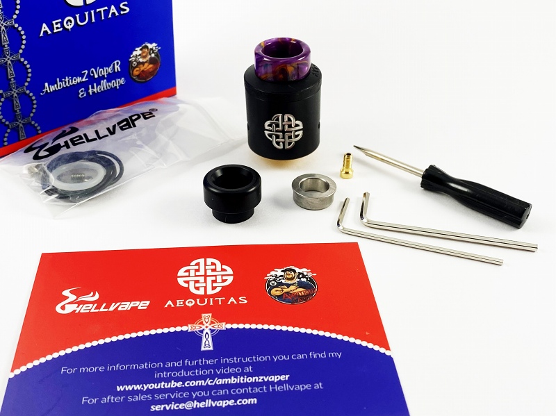 すっごく安い① 爆煙で美味しいよ⁉ Hellvape Aequitas RDA - Vape & knick-knacks