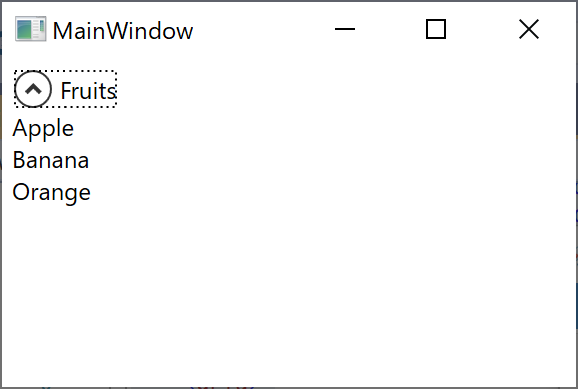 WPFのExpanderを使用する - プログラムを書こう！