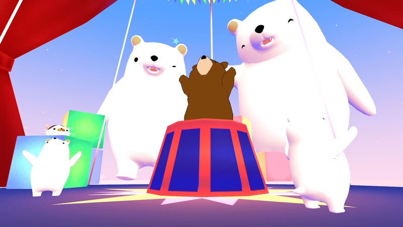 【#VRChatワールド紹介】しろくてまるまるくまちゃんたちと戯れるワールド「kumachan_world」【#VRChat】 - きんいろ ...