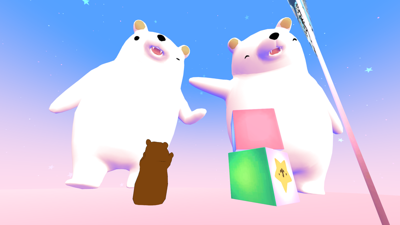 【#VRChatワールド紹介】しろくてまるまるくまちゃんたちと戯れるワールド「kumachan_world」【#VRChat】 - きんいろ ...