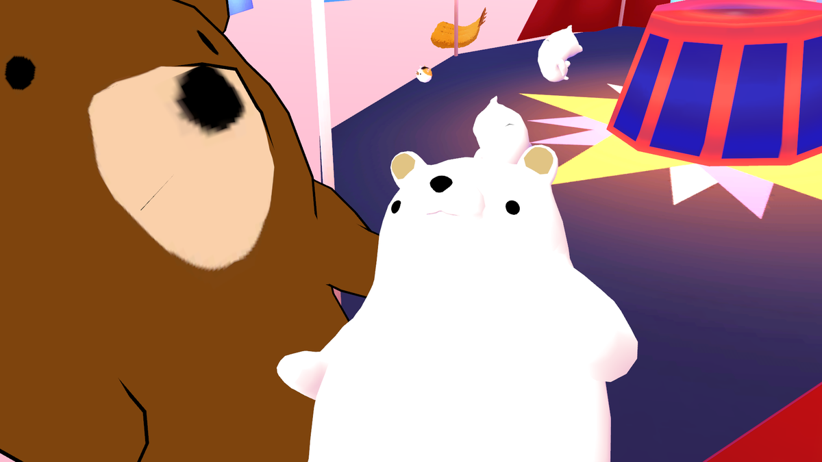 【#VRChatワールド紹介】しろくてまるまるくまちゃんたちと戯れるワールド「kumachan_world」【#VRChat】 - きんいろ ...