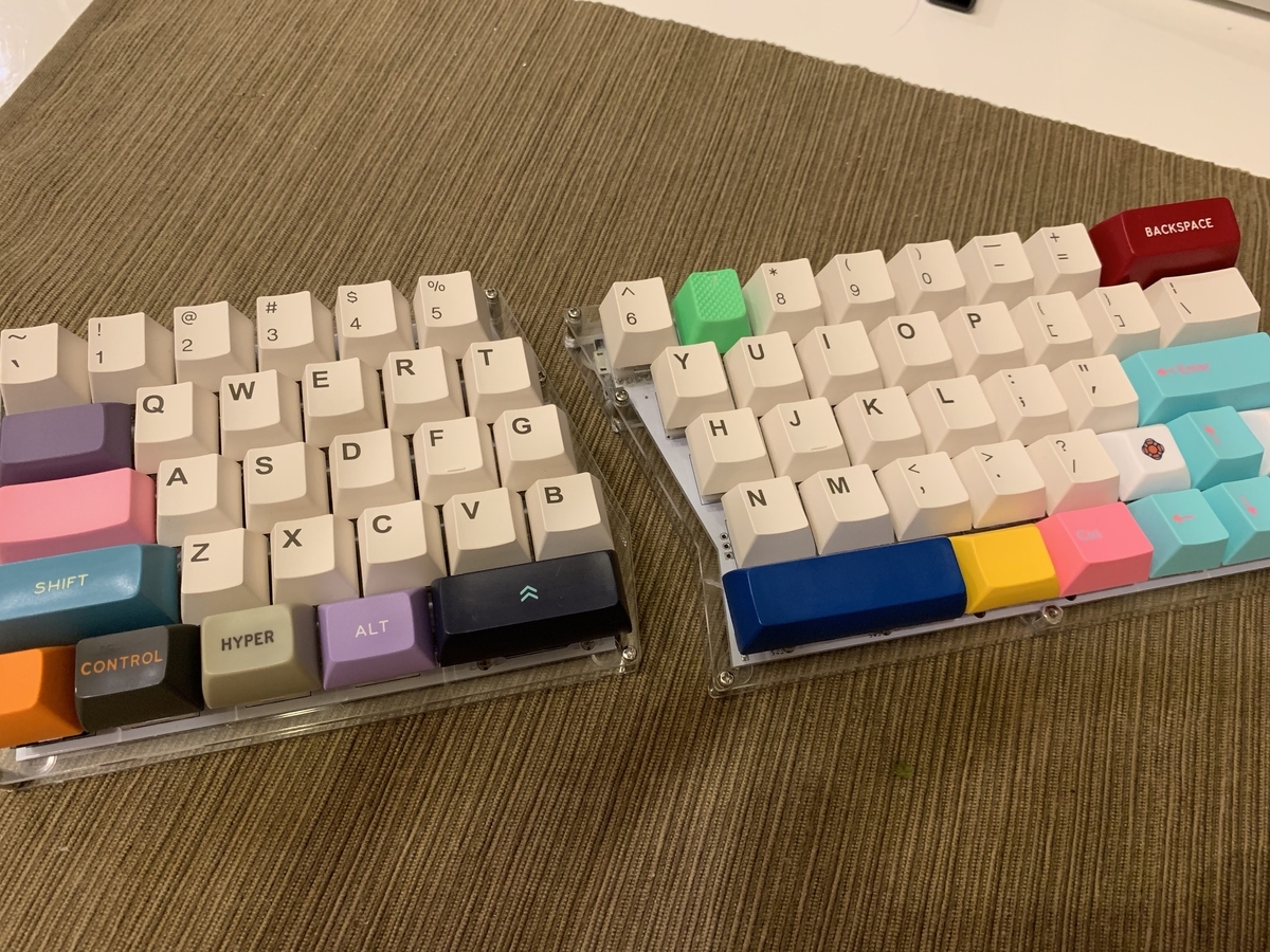 Mint60を組んだ - ペペロン頭脳