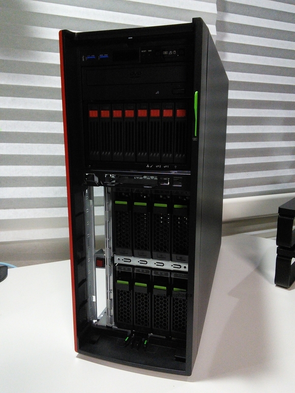 富士通 PRIMERGY TX1330M2 その7・ファイルサーバー機の準備② - 4th Quadrant periPLUS blog