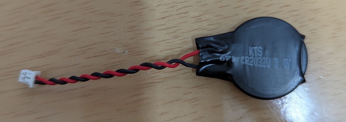 ノートPCのCMOSバッテリーを交換した - peroon's diary