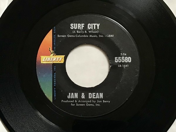 Surf City 7" / JAN & DEAN (1963) - SCNSVR