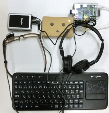 Raspberry Piで字幕付きTEDを観れる程度のウェアラブルPC - 趣味と物欲