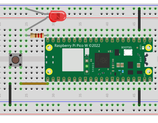 【Raspberry Pi Pico w】MicroPython Digital I/O テスト - リラックス解除