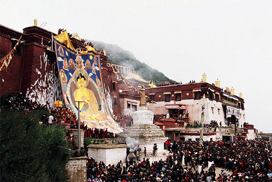 西蔵編(17)ラサ郊外(その1)ガンデン寺 - 旅拝