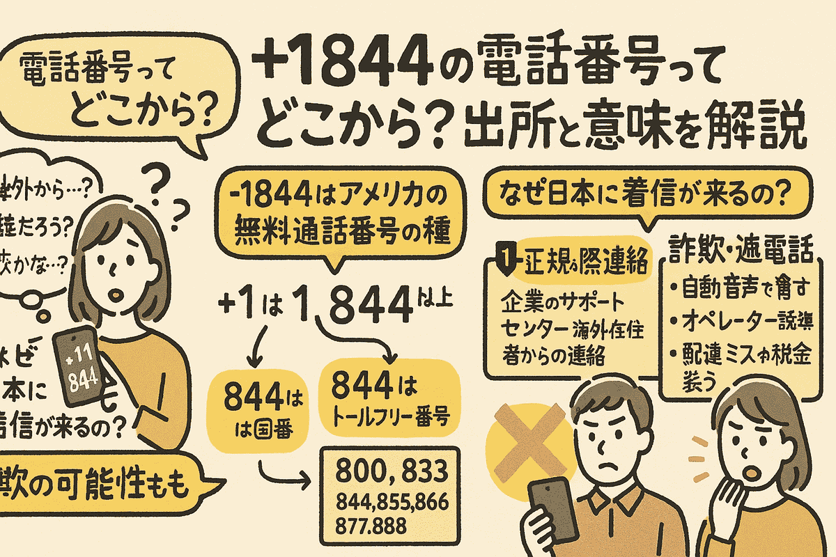 +1844番号の正体とは？スマホで安全に着信拒否する完全ガイド - note’ no naka