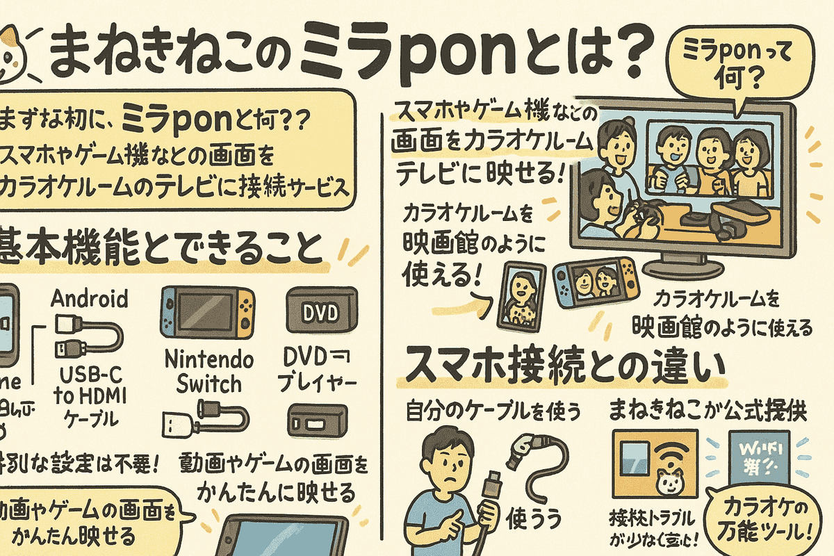【2025年版】まねきねこミラponのやり方まとめ｜スマホ・ゲーム・PCまで完全対応 - note’ no naka
