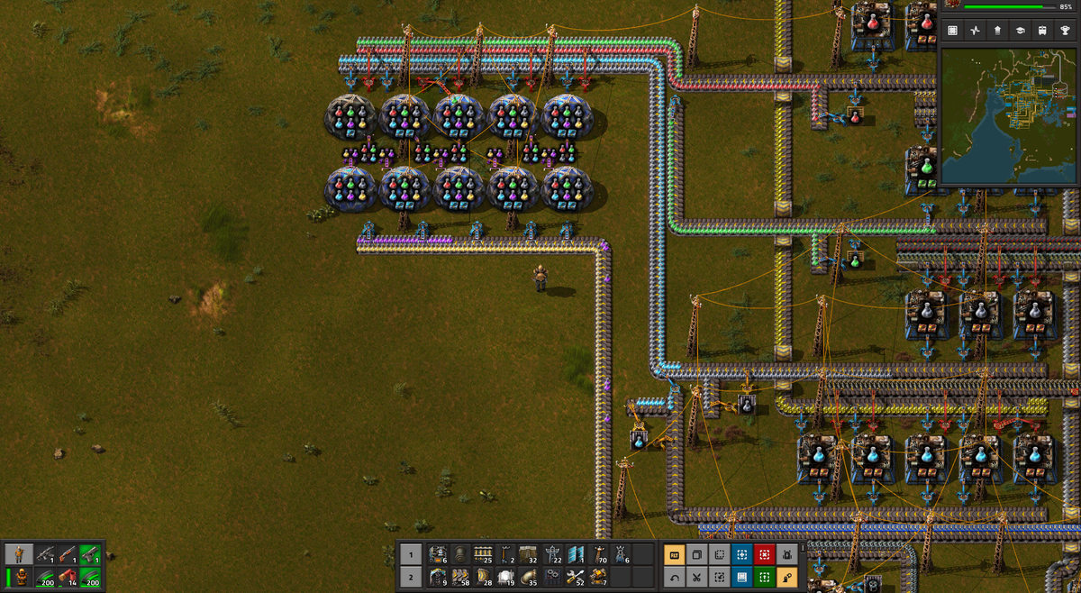 Factorio その10 手動で素材を集めてロケットを飛ばす - poorsleep’s diary