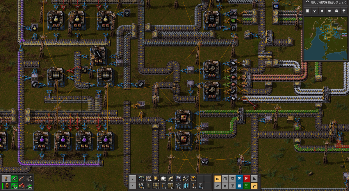 Factorio その10 手動で素材を集めてロケットを飛ばす - poorsleep’s diary