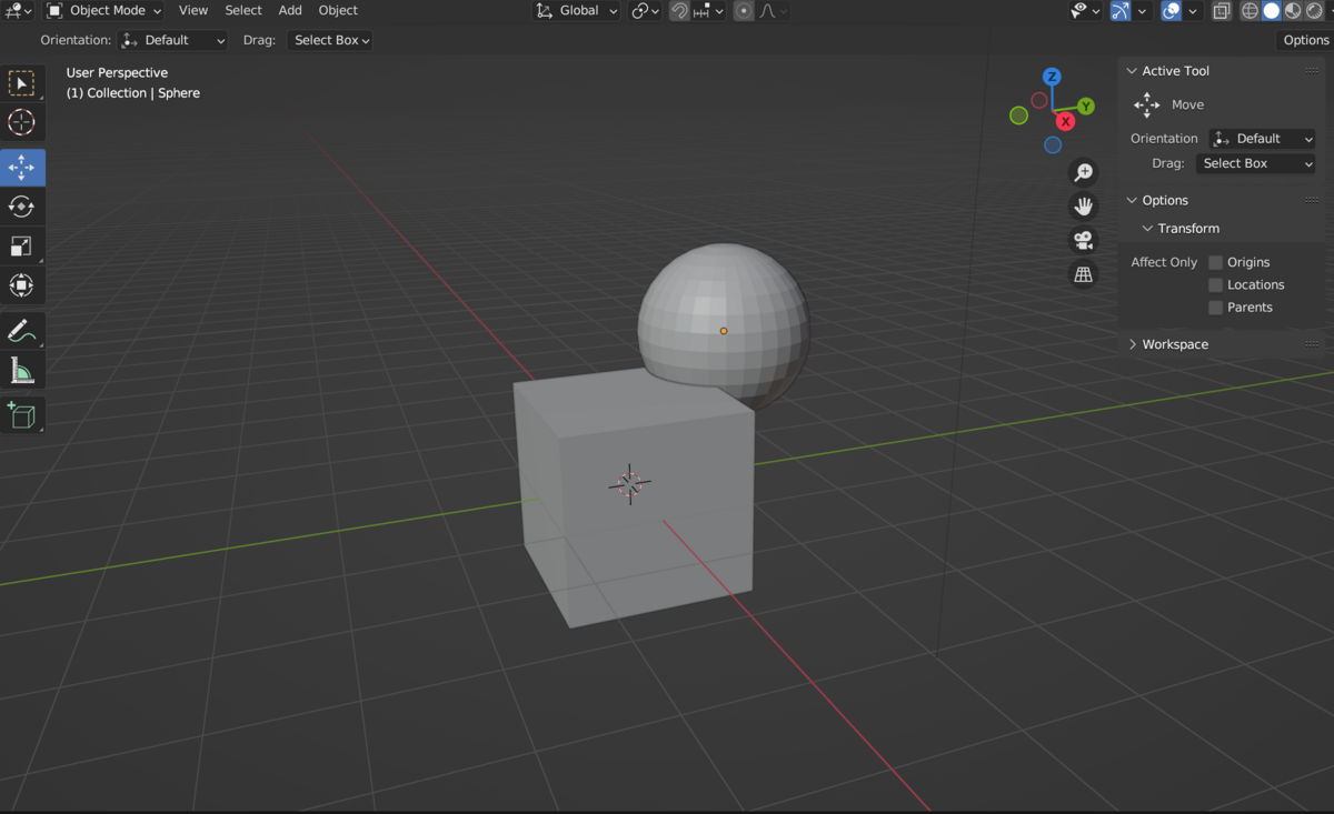 Blender3.5.1 Python オブジェクトの交差を検知する - ポピンスキーの家