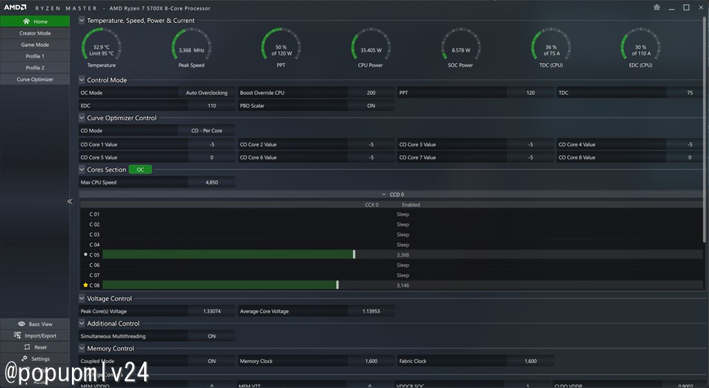 AMD Ryzen 7 5700Xのレビュー：PBO2+COで高性能を実現 - popupmlv