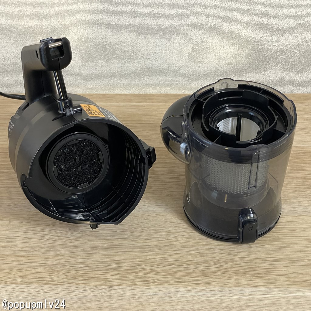 ツインバード TWINBIRD パワーハンディークリーナー HC-EB54Bの使用感 - popupmlv