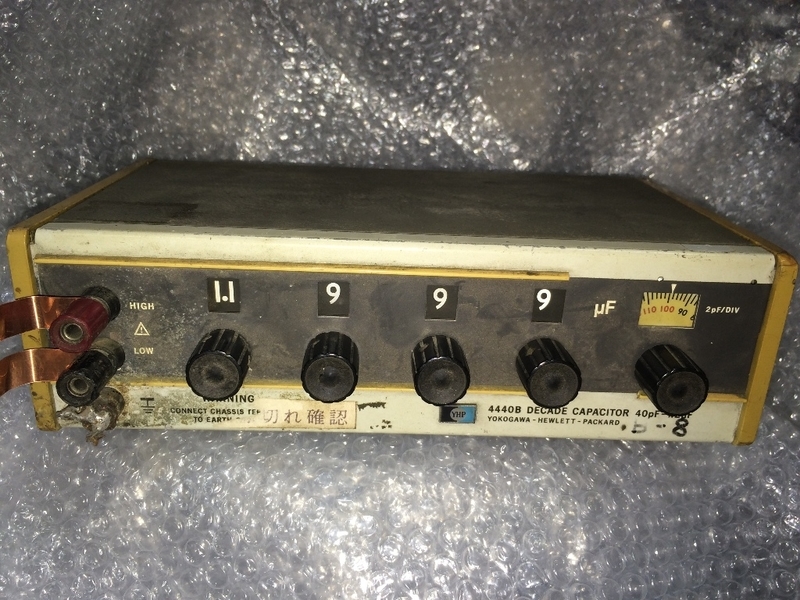 HP 4440B 40PF- 1.2μF ダイヤル可変コンデンサー スタンダード - powermosfetamp’s blog